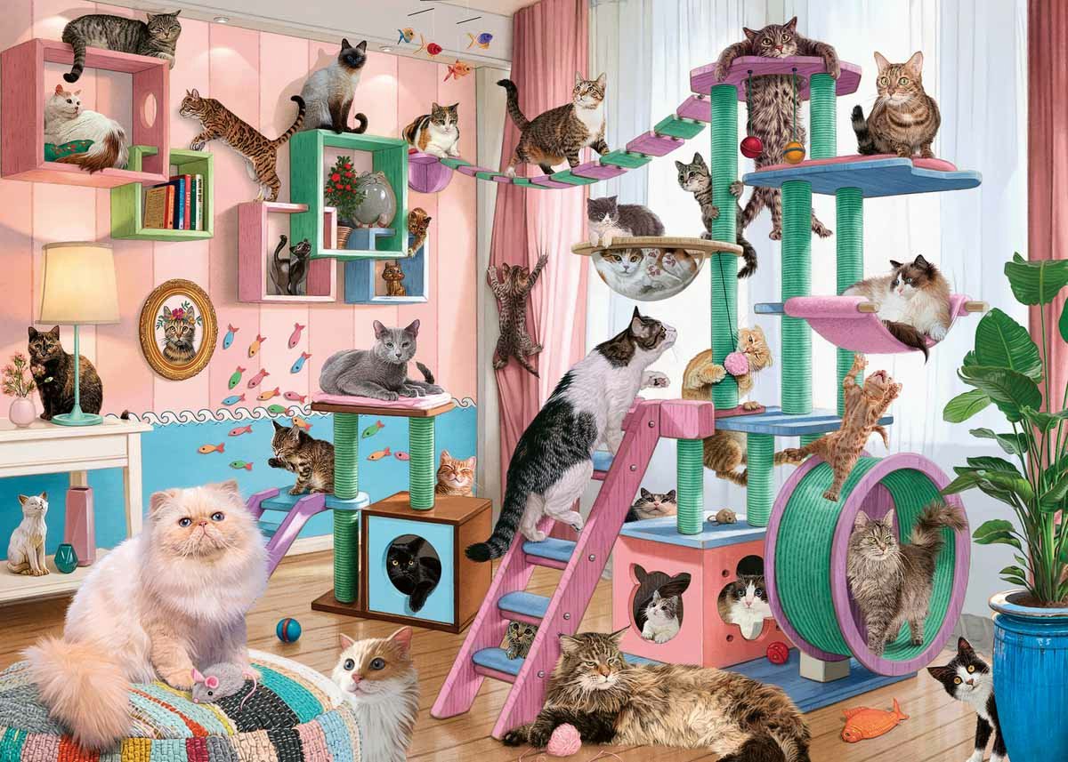 Ravensburger Cat Tree Heaven Legpuzzel 1000 stuk(s) Dieren - Puzzles