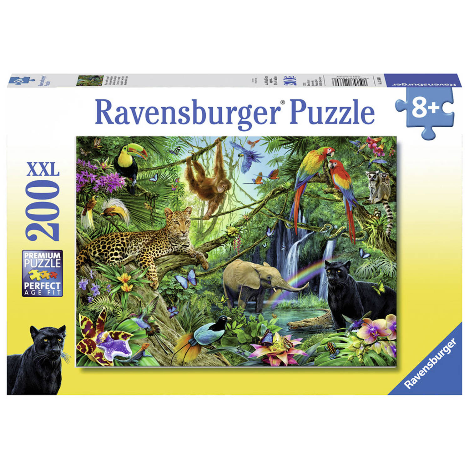 Ravensburger puzzel Dieren in de jungle - Legpuzzel - 200 stukjes - Puzzles